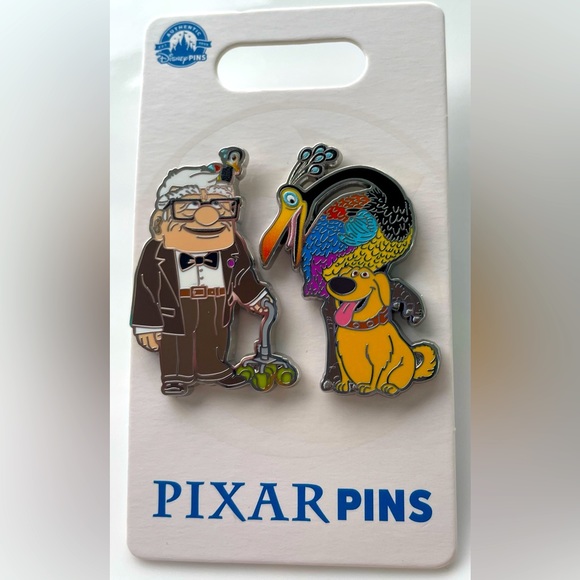 Disney | Accessories | Disney Pixar Movie Up 2 Pin Set Carl Kevin And ...